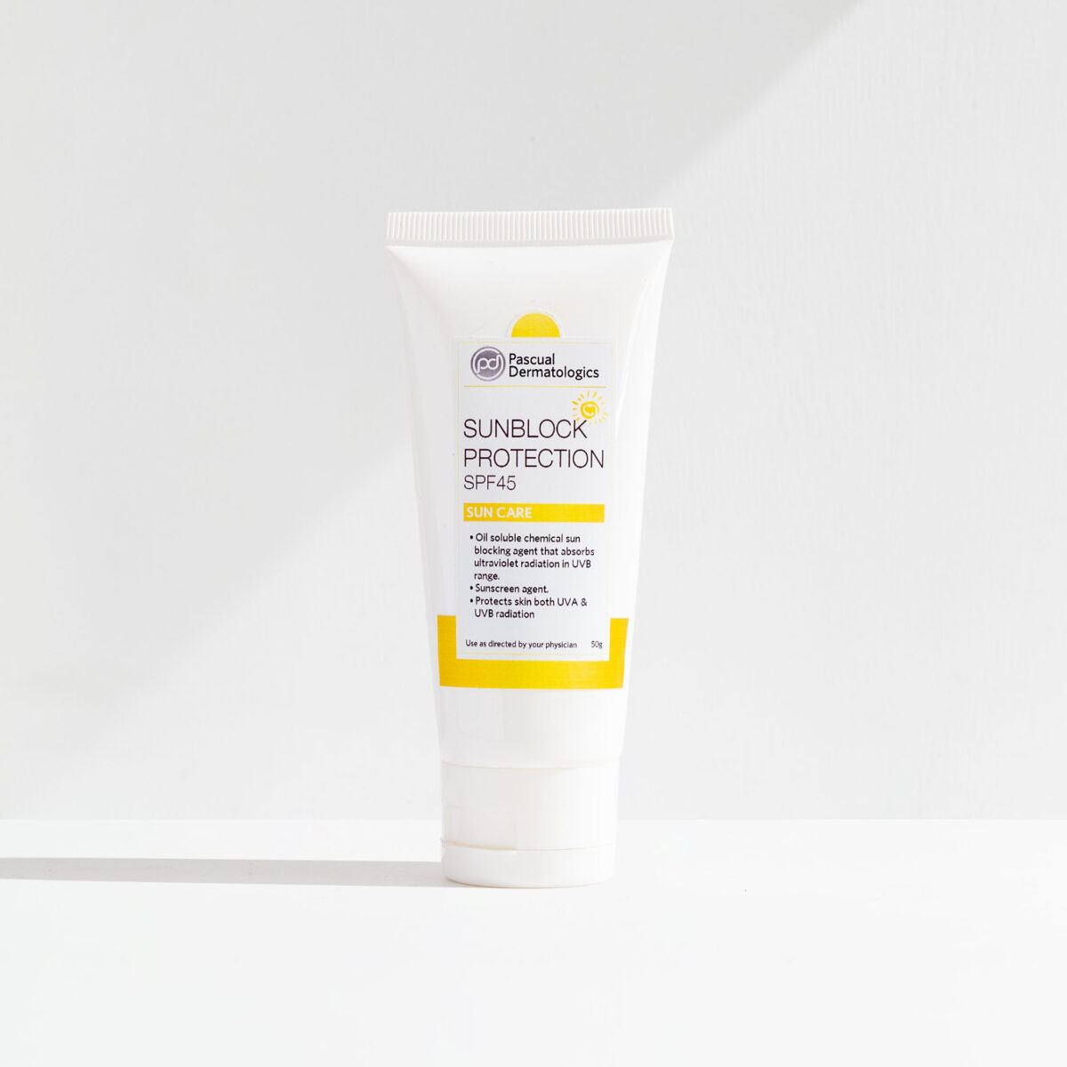 Sunblock Protection SPF 45 – Pascual Dermatologics